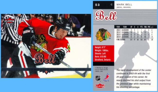Mark Bell | Hockey Card Database Wiki | Fandom