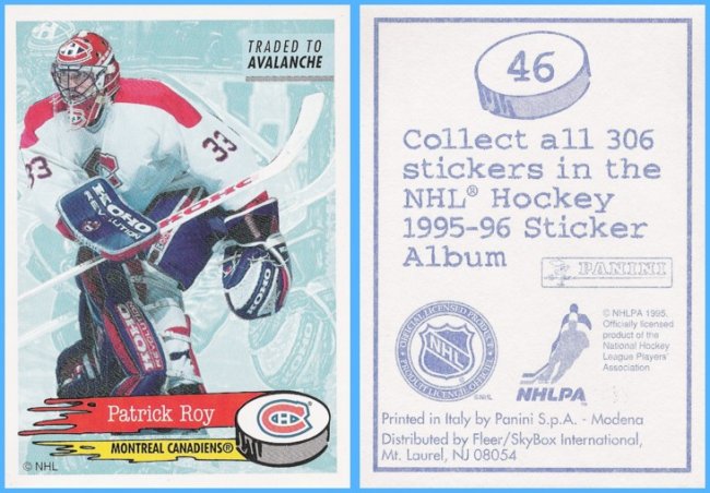 Patrick Roy | Hockey Card Database Wiki | Fandom