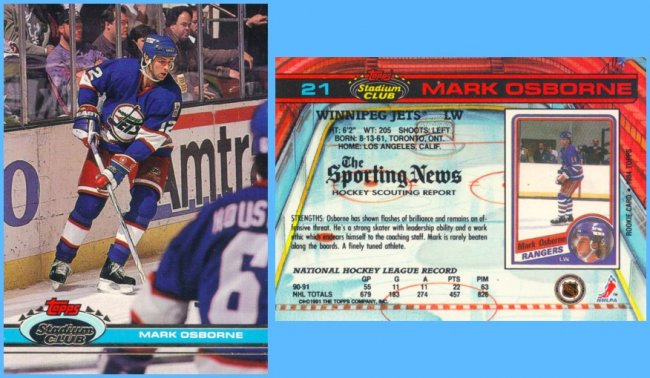 Mark Osborne | Hockey Card Database Wiki | Fandom