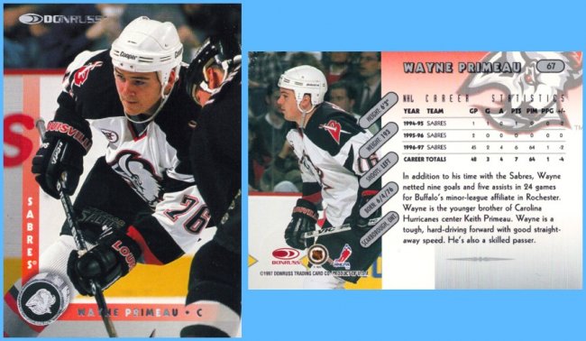 Wayne Primeau | Hockey Card Database Wiki | Fandom