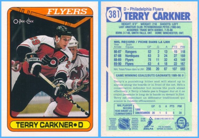 Terry Carkner | Hockey Card Database Wiki | Fandom