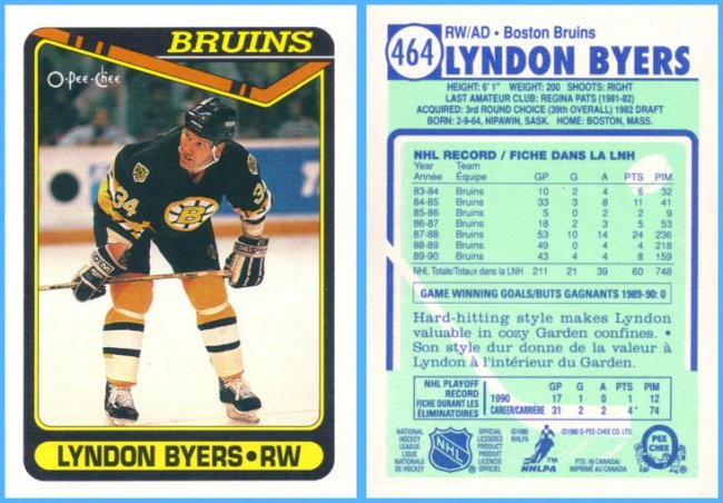 Lyndon Byers | Hockey Card Database Wiki | Fandom
