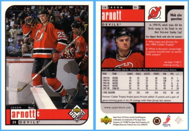 Jason Arnott | Hockey Card Database Wiki | Fandom