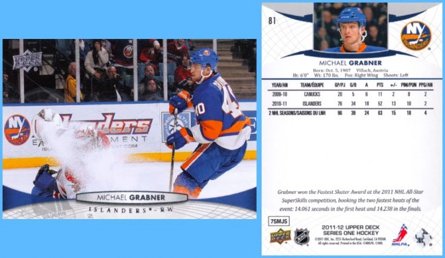 Michael Grabner | Hockey Card Database Wiki | Fandom