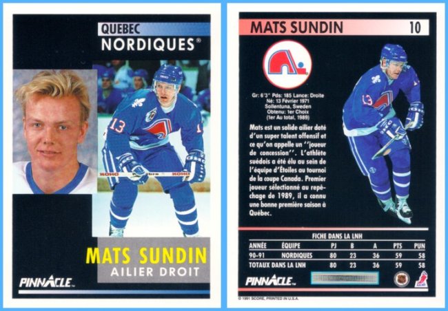 Mats Sundin | Hockey Card Database Wiki | Fandom