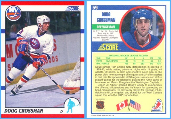 Doug Crossman | Hockey Card Database Wiki | Fandom