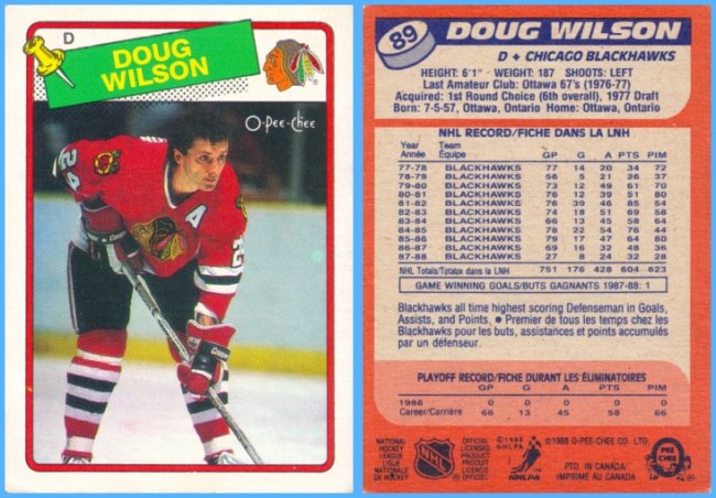 Doug Wilson | Hockey Card Database Wiki | Fandom