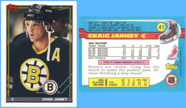 Craig Janney | Hockey Card Database Wiki | Fandom