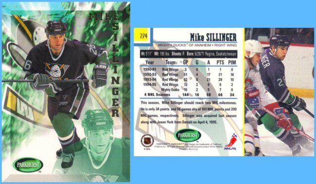 Mike Sillinger | Hockey Card Database Wiki | Fandom