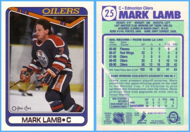 Mark Lamb | Hockey Card Database Wiki | Fandom