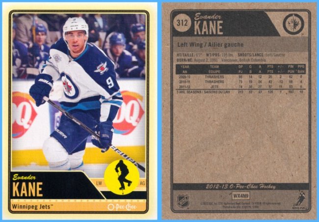 Evander Kane | Hockey Card Database Wiki | Fandom